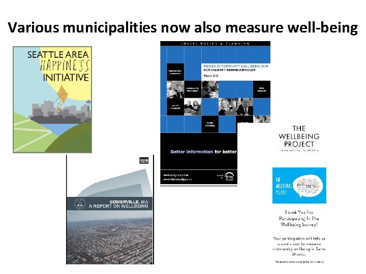 WellBeing and Comparisons Arie Kapteyn Drawing on joint