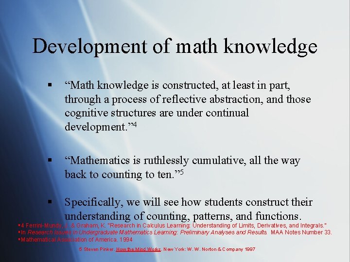 Implementing Constructivism in Mathematics Classrooms Tomas Cometto 20