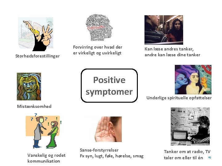 Psykoser og skizofreni Tema i psykoedukation til patienter