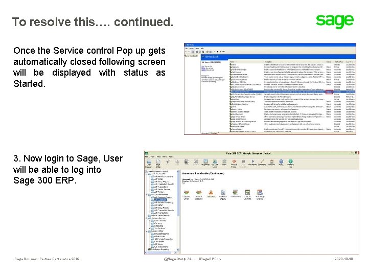 Troubleshooting Sage 300 Patty Dube 27 th January