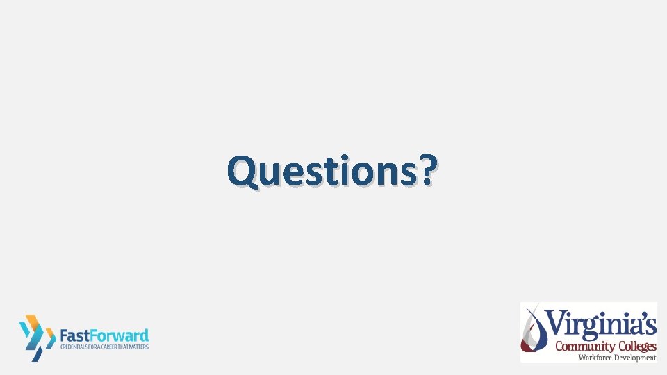 Virginias Community Colleges Workforce Development Randall Stamper ...