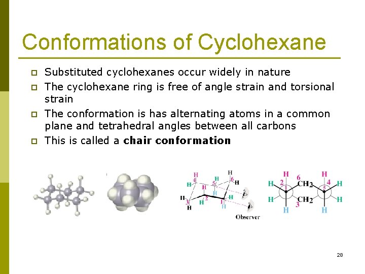 Stereochemistry of Alkanes and Cycloalkanes The Shapes of