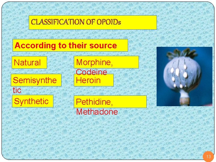 Drugs Used In Management Of Pain Dr Aliah