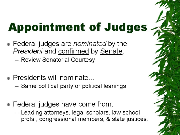 Unit Five The Judicial Branch Articles of Confederation