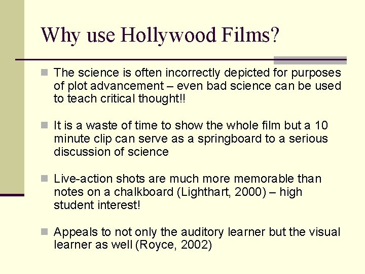 Movie Clip Lesson Plan Sandra Rutherford Geography and