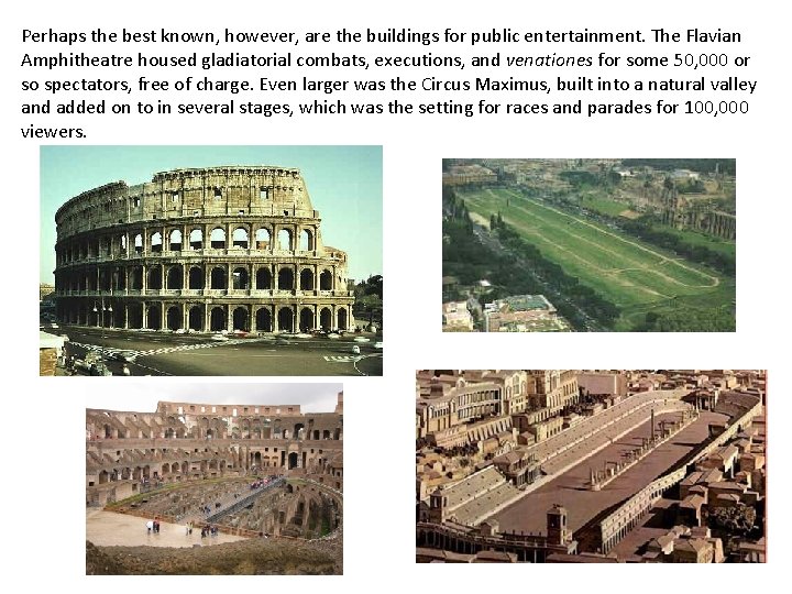 Roman Architecture and Engineering Roads Monuments Military structures