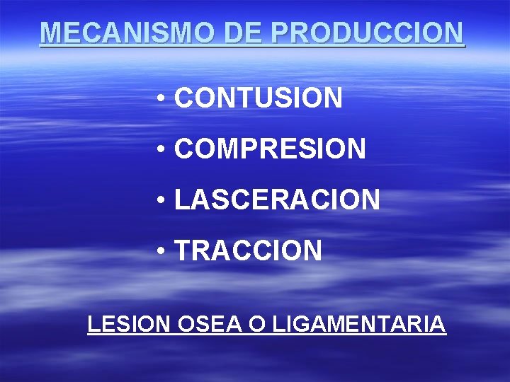 INSTITUTO NACIONAL DE REHABILITACION Servicio de Ciruga de