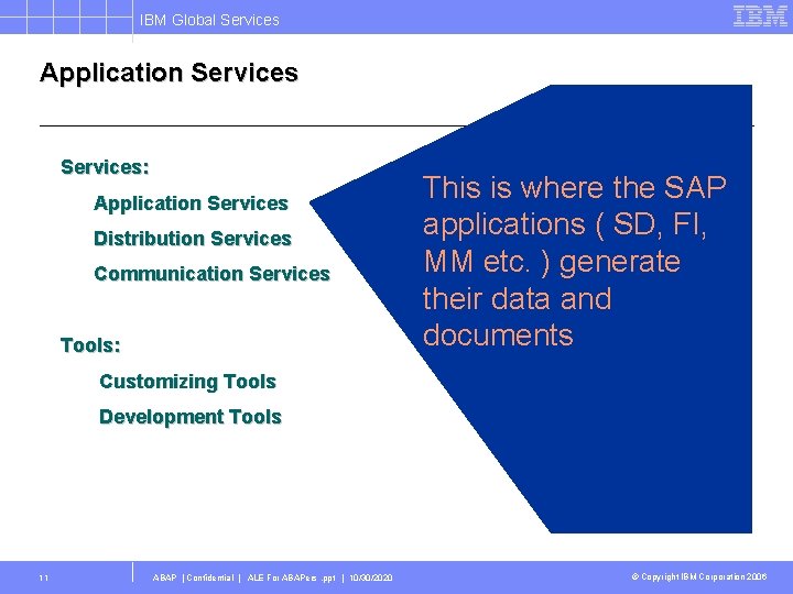 IBM Global Services Overview of ALE IDOCs March