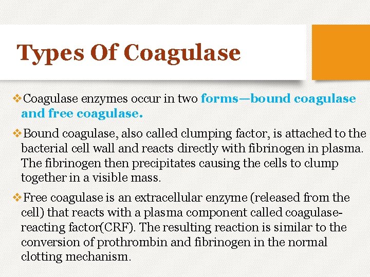 Enzymes v In the microbiology lab biochemical test