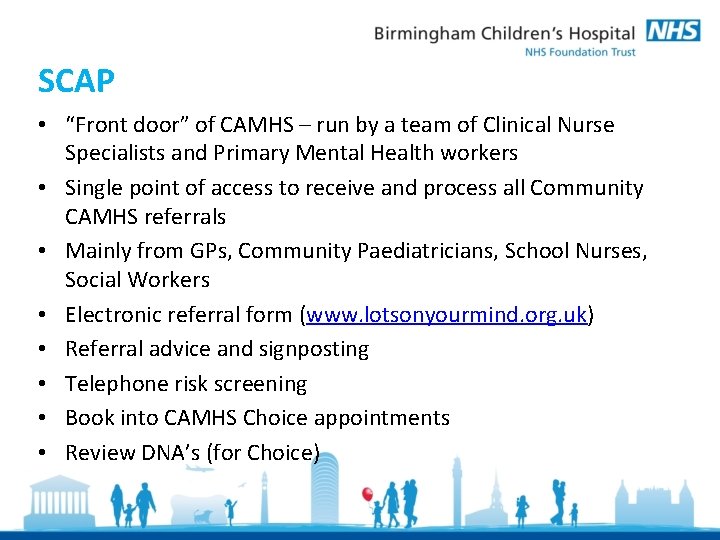 CAMHS Emergency care pathway Alison Hemphill Dr Nina