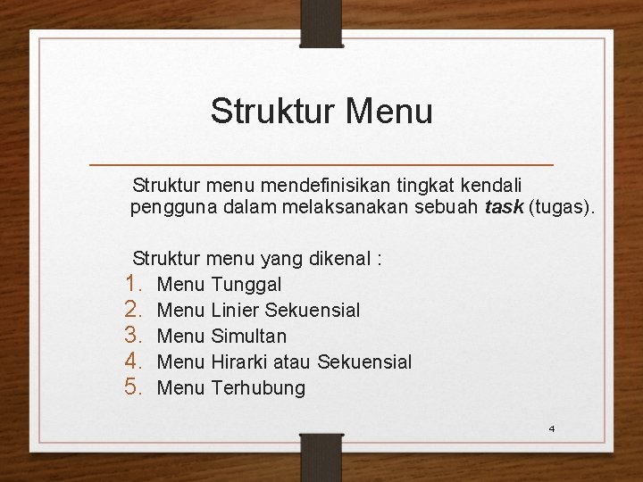 Membangun Menu Sistem dan Skema Navigasi Human Computer