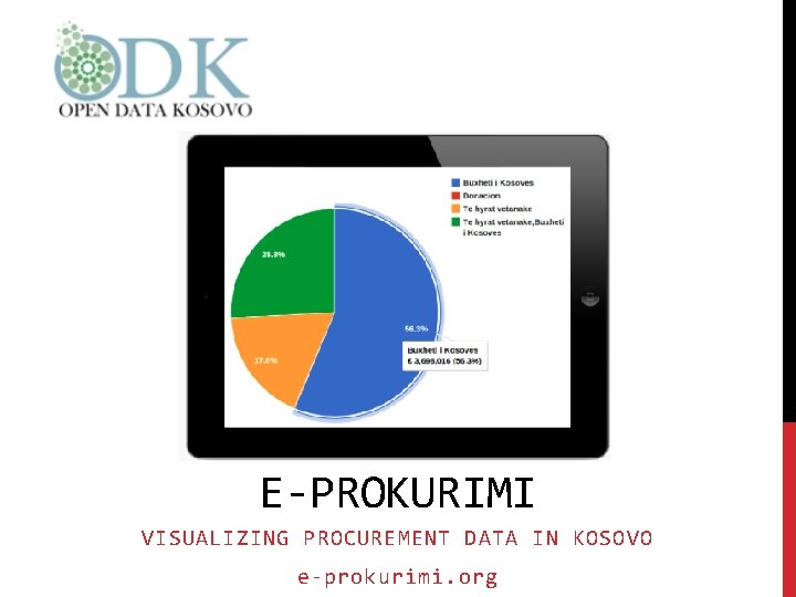EPROKURIMI VISUALIZING PROCUREMENT DATA IN KOSOVO eprokurimi org