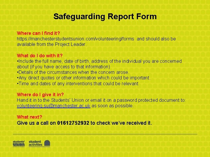 What well cover Appropriate relationships Definition of Safeguarding