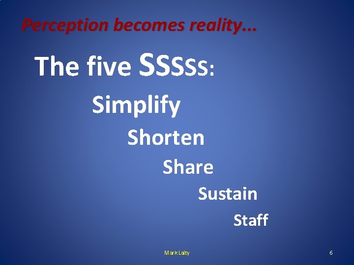 Mark Laity Chief Strategic Communication SHAPE Strat Com