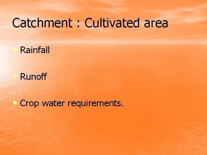Towards a Better Design of MicroCatchment Water Harvesting