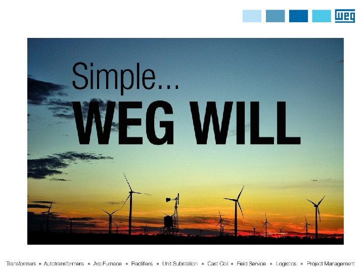 Our History Founded in 1961 WEG has grown