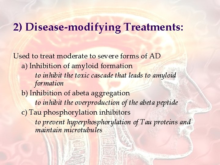 Pathology and Treatment By Fiona Nicholson Alzheimers Disease