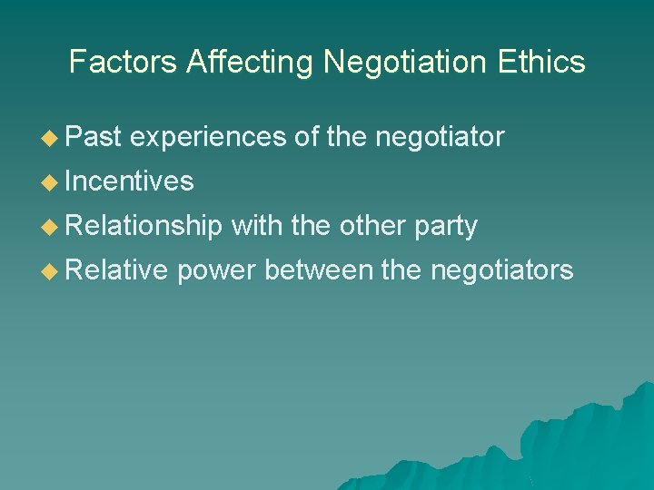 Negotiation Ethics Do Well and Do Right Introduction