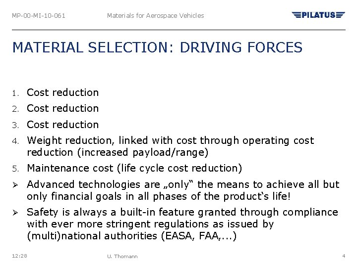 THE ART OF MATERIAL SELECTION FOR THE DESIGN