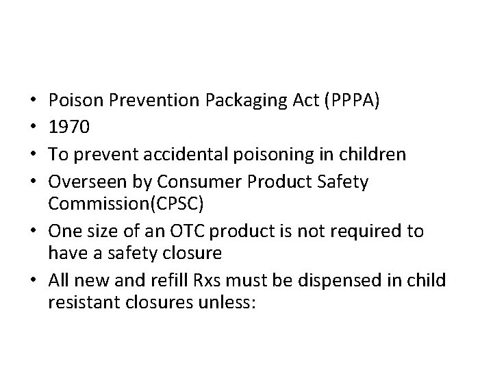 Review of Federal Pharmacy Laws Joe Bruno Presentation