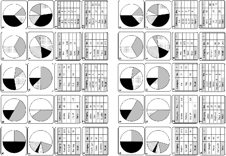 Pie Charts Card Match In this activity students