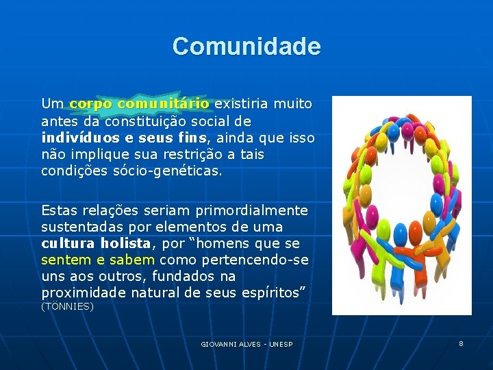 Comunidade e Sociedade A sociologia de Ferdinand Tnnies