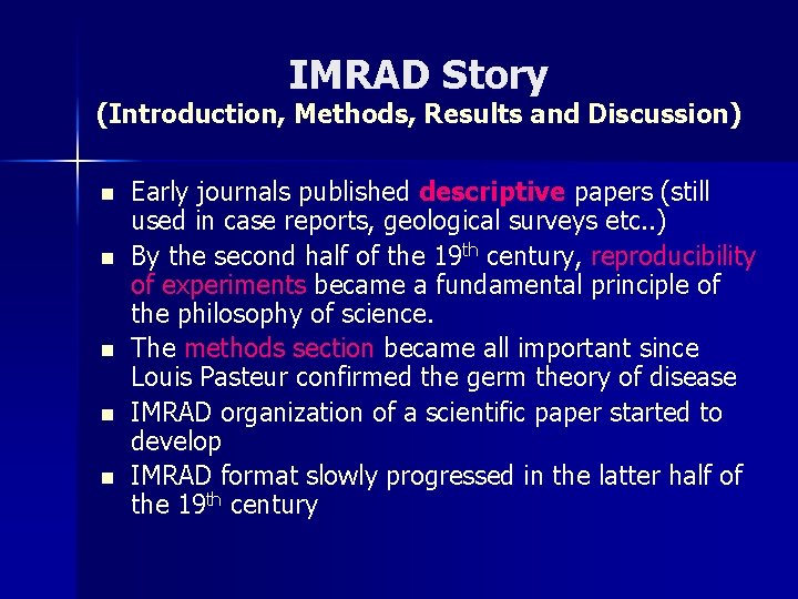 How to write a scientific paper By Prof