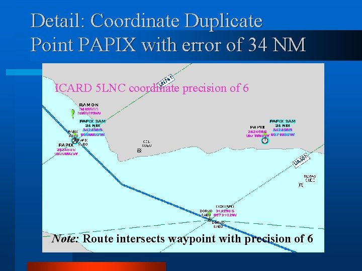 ICARD 5 LNC and Operational Data ICAO GIS