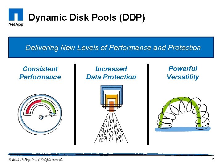 Net App ESeries SANtricity Dynamic Disk Pools Overview
