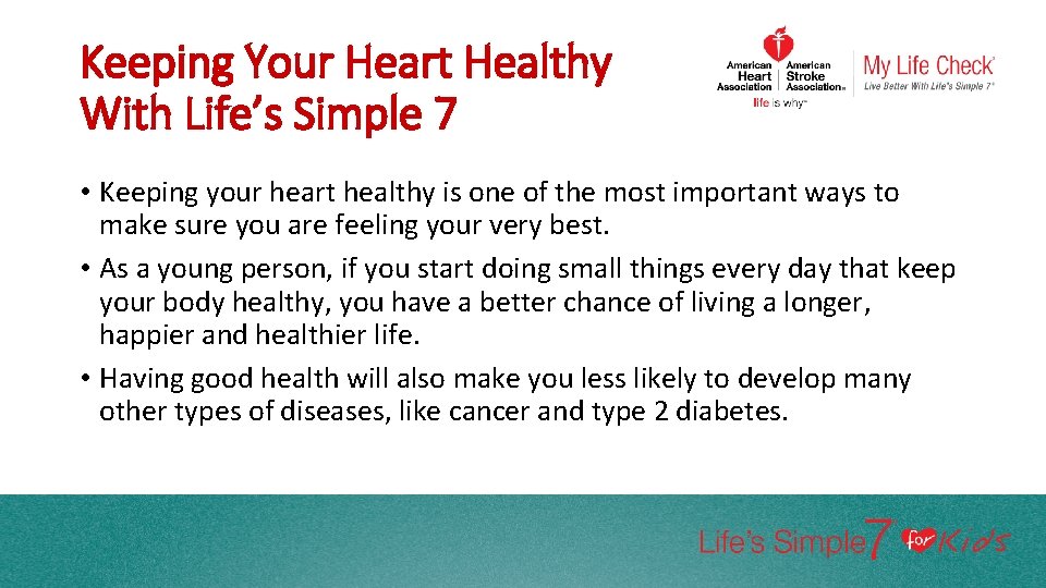 Keeping Your Heart Healthy With Lifes Simple 7