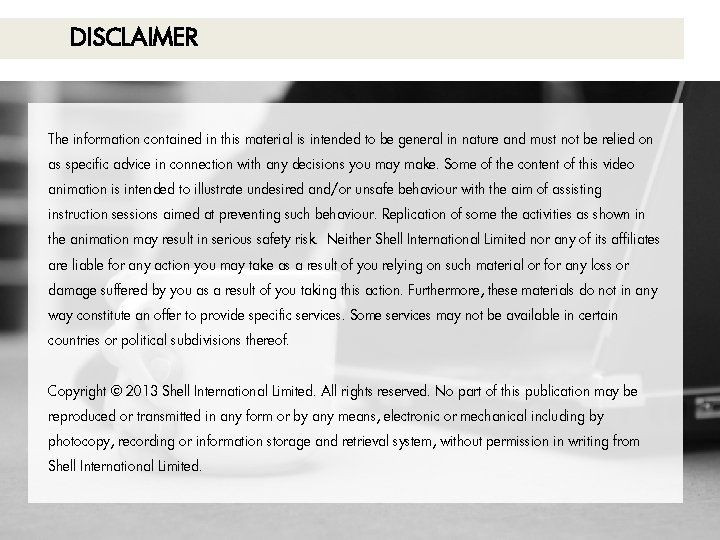 REENERGISING THE LIFESAVING RULES ENGAGEMENT MATERIALS INSTRUCTIONS FOR