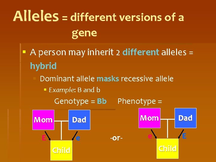 Learning Target Determine the relationship between DNA genes