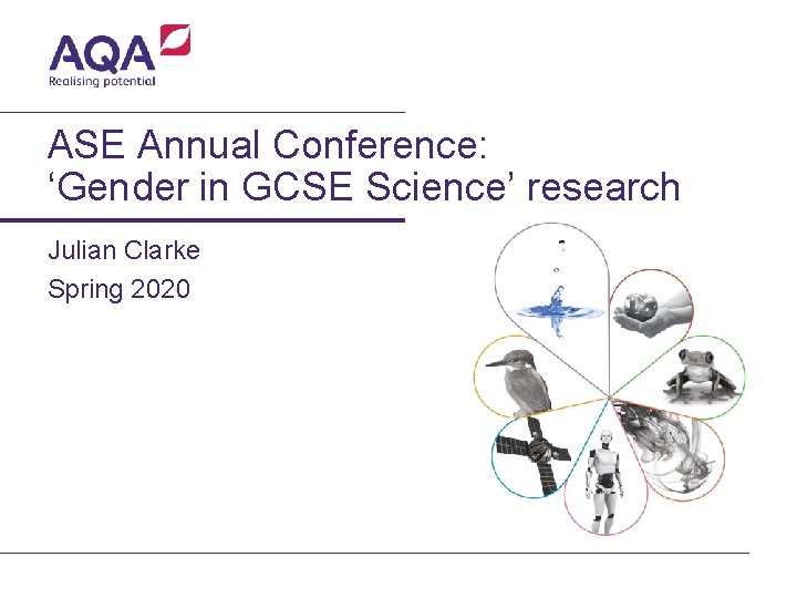 ASE Annual Conference Gender in GCSE Science research