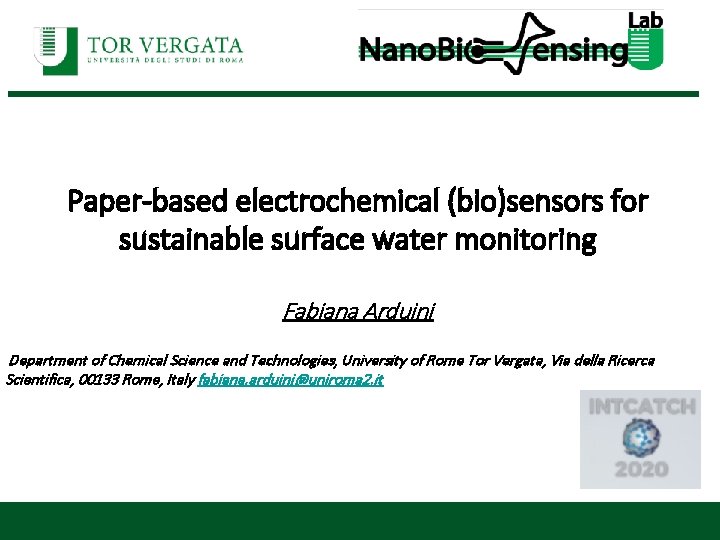 Paperbased electrochemical biosensors for sustainable surface water ...