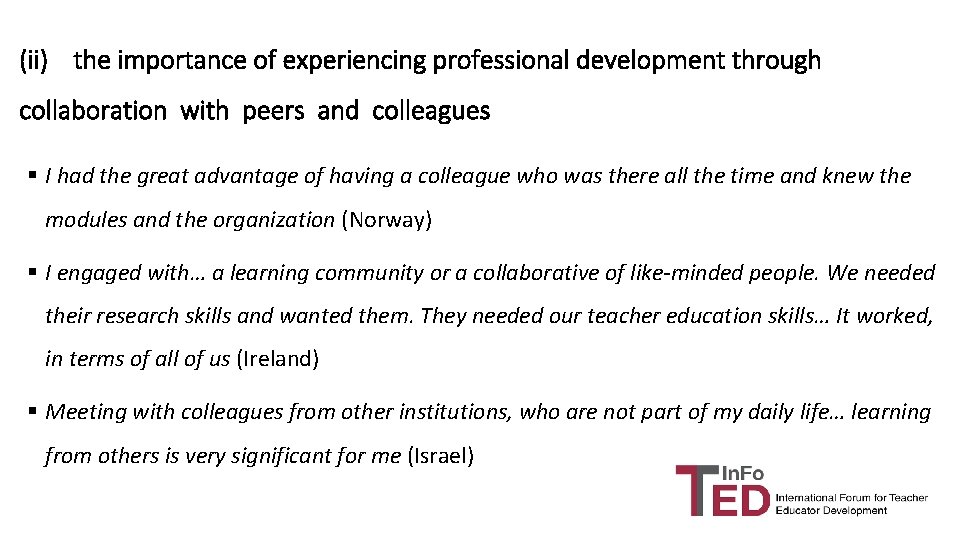 The Professional Development of Higher Education Based Teacher