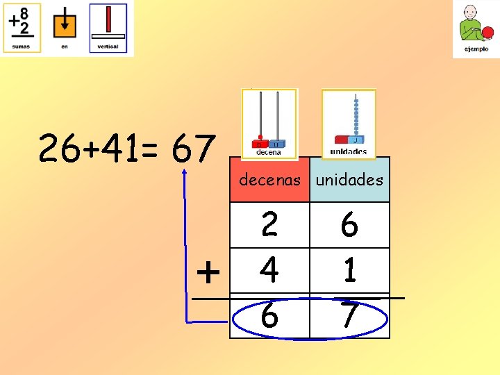1 de Primaria Unidad 20 Sumas en vertical