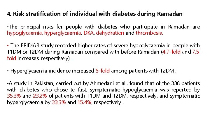 Diabetes and Ramadan Practical guidelines 1 Introduction Fasting