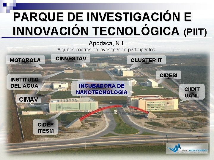INCUBADORA DE NANOTECNOLOGIA PRIMERA EN LATINOAMERICA Cuerpo Acadmico