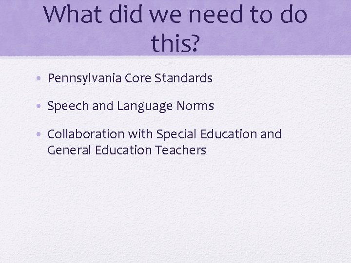 Speech Language Referral Guide Posters Aligned to Pennsylvania