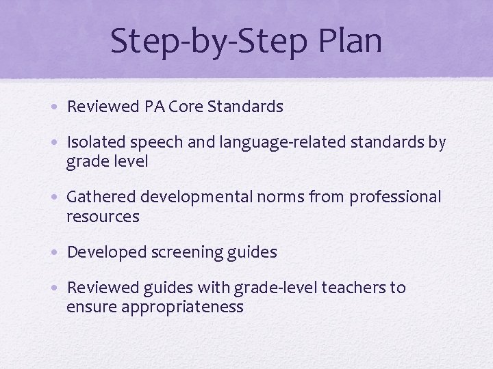 Speech Language Referral Guide Posters Aligned to Pennsylvania