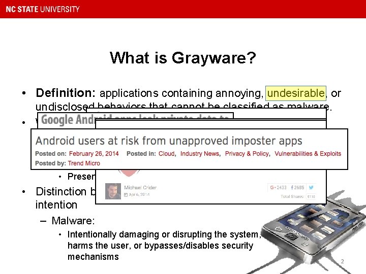 A Study of Grayware on Google Play Benjamin