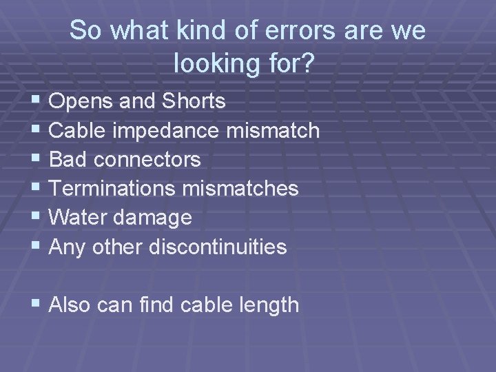 How To Determine The Integrity of an Ethernet