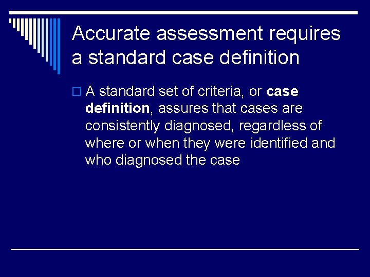 Chapter 1 Foundations of Epidemiology Objectives o o