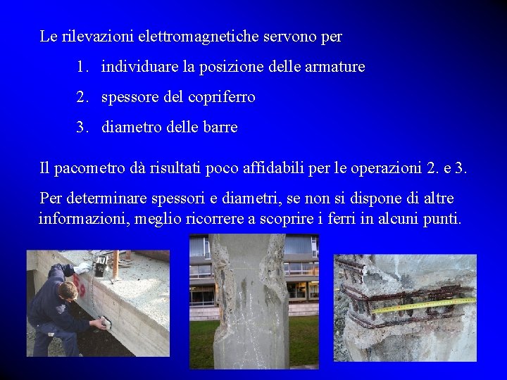 Edifici in cemento armato Possibili cause che rendono