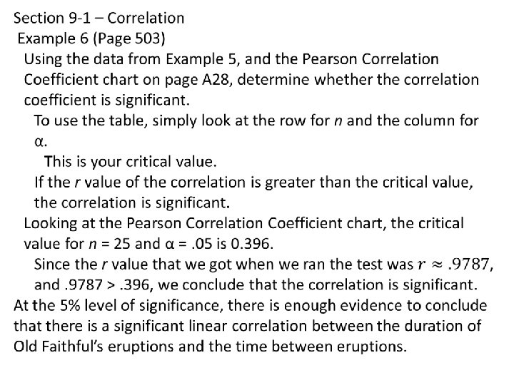 Section 9 1 Correlation A correlation is a