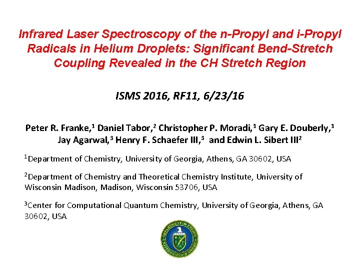 Infrared Laser Spectroscopy of the nPropyl and iPropyl