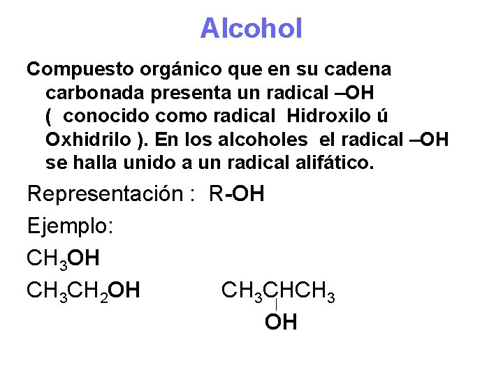 Semana 19 2020 Alcoholes Fenoles En esta presentacin
