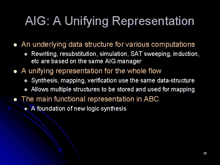 Introduction to Logic Synthesis Alan Mishchenko UC Berkeley