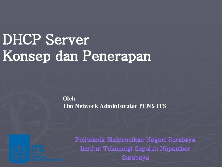 DHCP Server Konsep dan Penerapan Oleh Tim Network