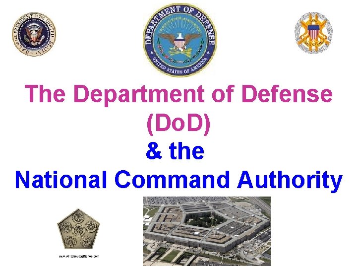 The Department of Defense Do D the National